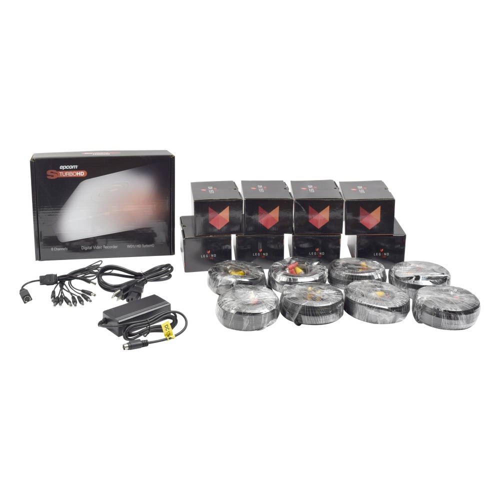 Compra Epcom Kit de Vigilancia de 8/ 8 Canales con DVR, LB7-TURBO-KIT8 ...