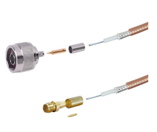 Epcom Cable Coaxial RG-142/U N Macho - SMA Hembra, 1 Metro, Multicolor ...