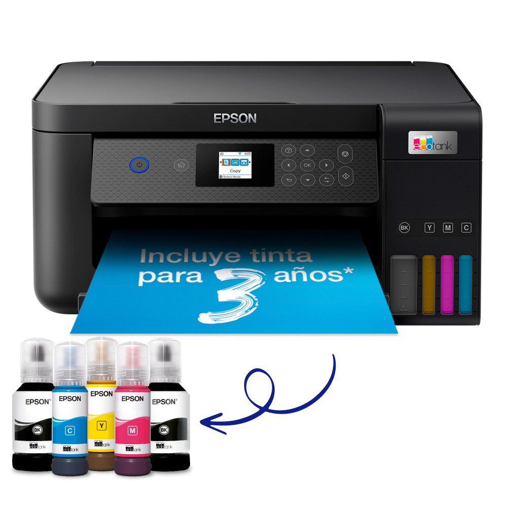 Compra Multifuncional Epson EcoTank ET-2850, Color, Inyección, ET-2850 ...
