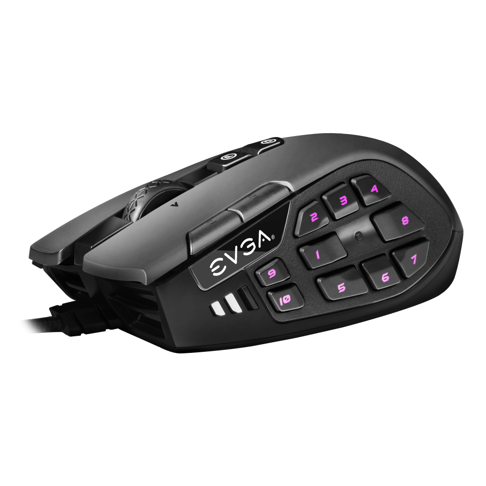 Compra Mouse Gamer Ergonómico EVGA Óptico X15 MMO Alámbrico 904-W1-15BK ...