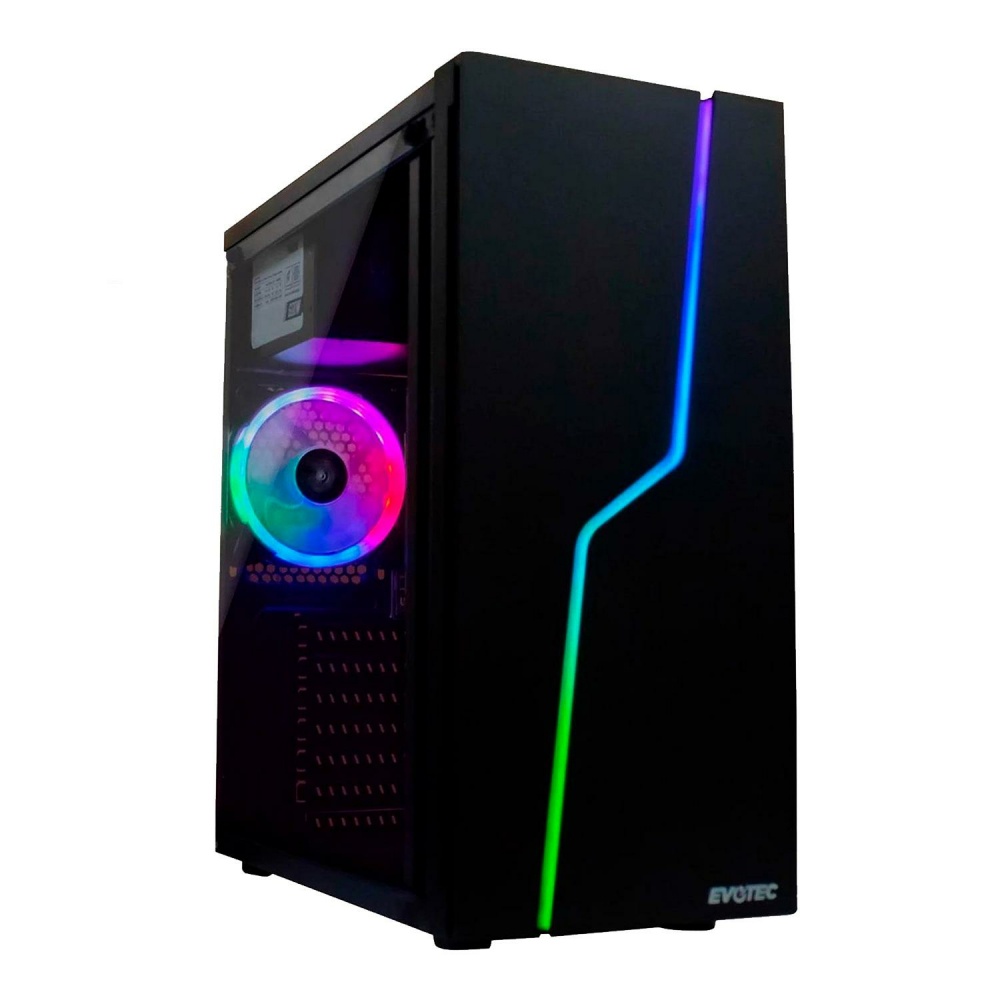 Compra Gabinete Evotec Midi-Tower ATX/Micro-ITX 600W EV-1012 | Cyberpuerta.mx