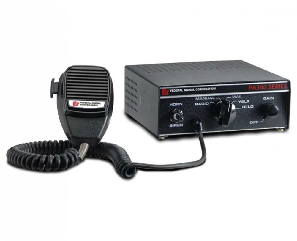 Federal Signal Sirena Compacta PA-300, Alámbrico, 100W, Negro ...