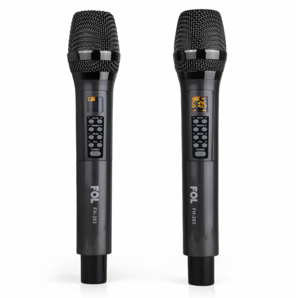 Compra Fol Kit Micrófono FH-283, Inalámbrico, 6.3mm, Negro, FH-283 ...