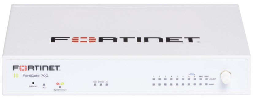 Compra Firewall Fortinet FG-70G, 10xRJ-45, 10Gbps FG-70G-BDL-950-12 | Cyberpuerta.mx