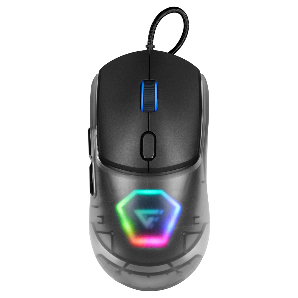 Compra Game Factor Mouse Gamer Óptico USB 12.000DPI Negro | Cyberpuerta.mx