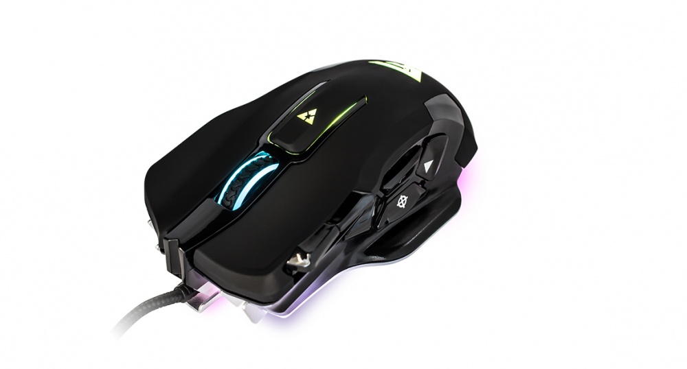 Compra Mouse Gamer Game Factor Láser Alámbrico USB 8200DPI Negro MOG600 ...