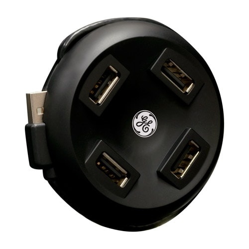 Compra General Electric Hub USB 2.0, 4 Puertos, 480 Mbit/s, Negro ...