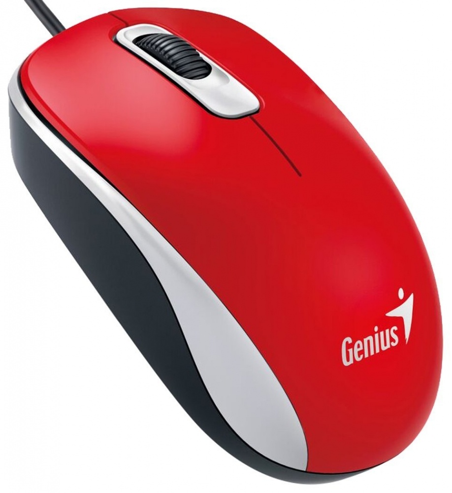 Compra Mouse Genius Óptico DX-110, Alámbrico, USB, Rojo, 31010116104 ...