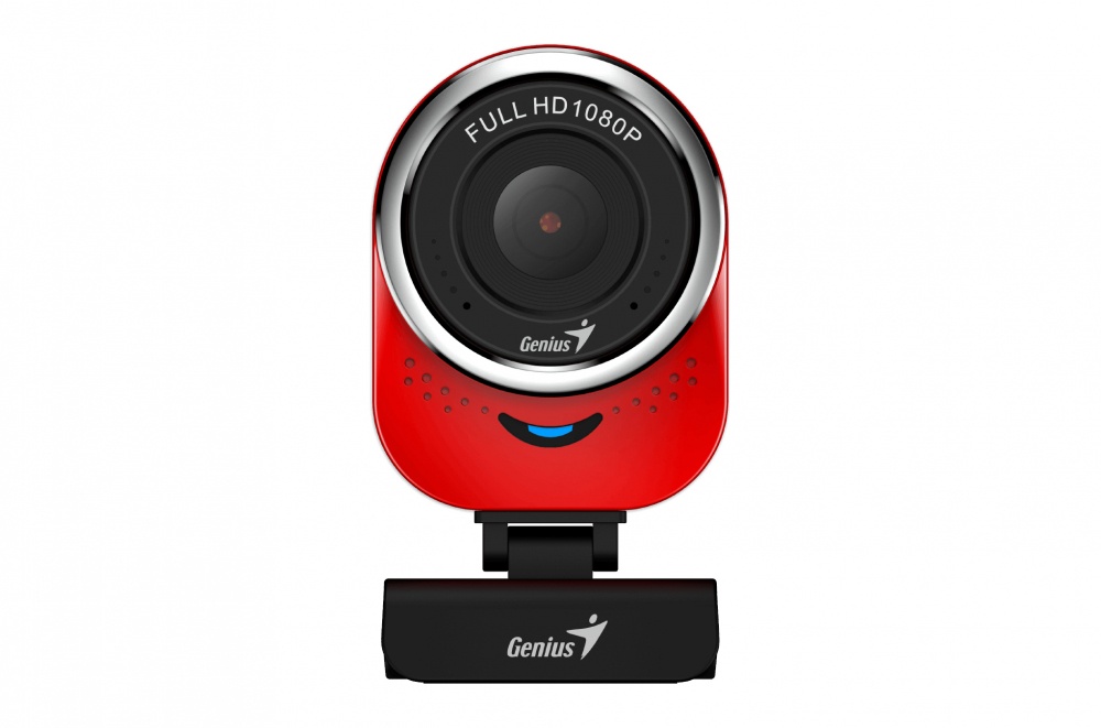 Compra Genius Webcam QCam 6000 2MP USB Rojo 32200002401 | Cyberpuerta.mx