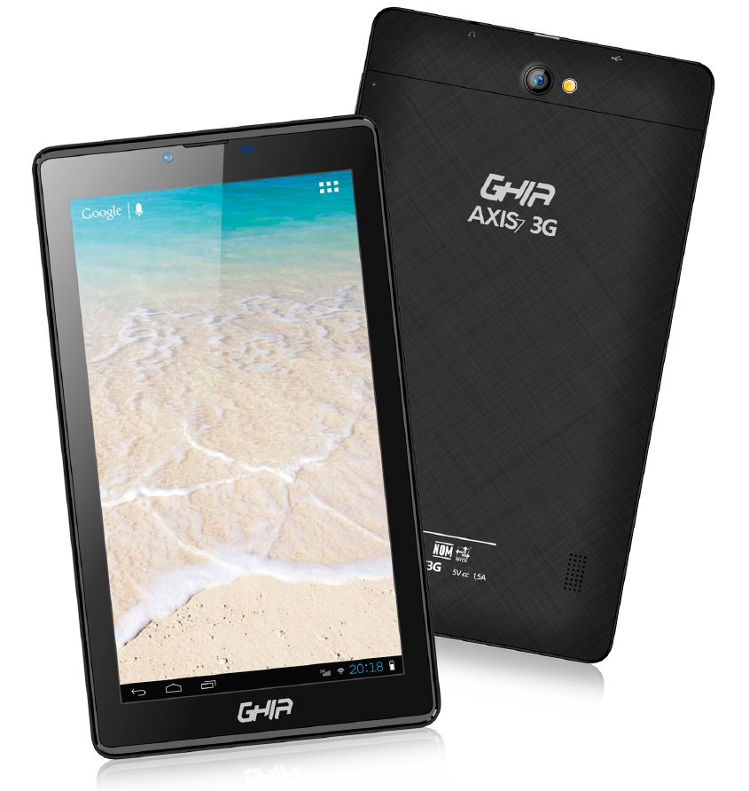 Compra Tablet Ghia Axis 7 3G 7", 8GB Android 8.1 Bluetooth Negro ...