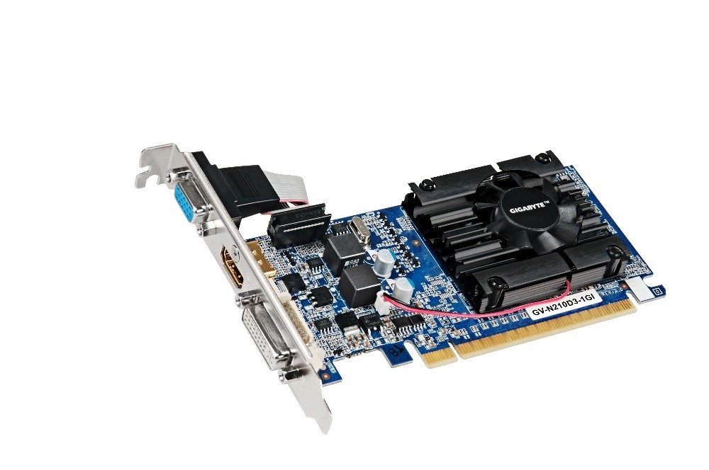 Compra Gigabyte NVIDIA GeForce 210 Rev. 3.0 1GB GV-N210D3-1GI REV3.0 | Cyberpuerta.mx