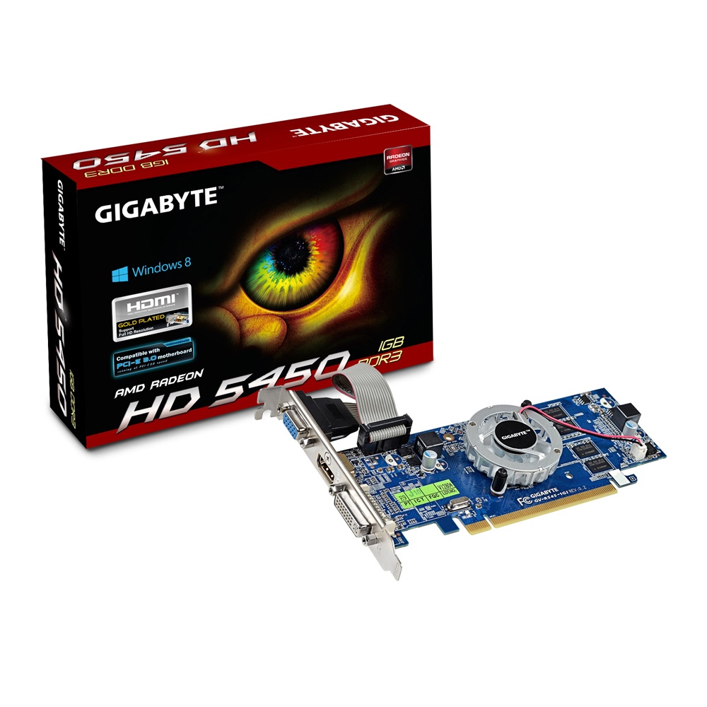 Compra Tarjeta de Video Gigabyte AMD Radeon HD 5450, 1GB DDR3 GV-R545 ...