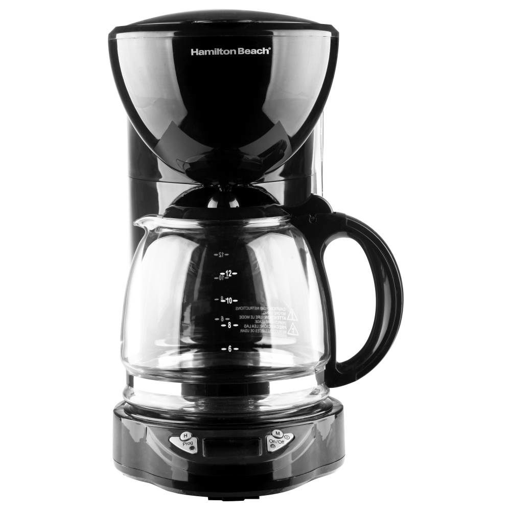 Compra Hamilton Beach Cafetera Programable 49754, 12 Tazas, Negro 49754 ...