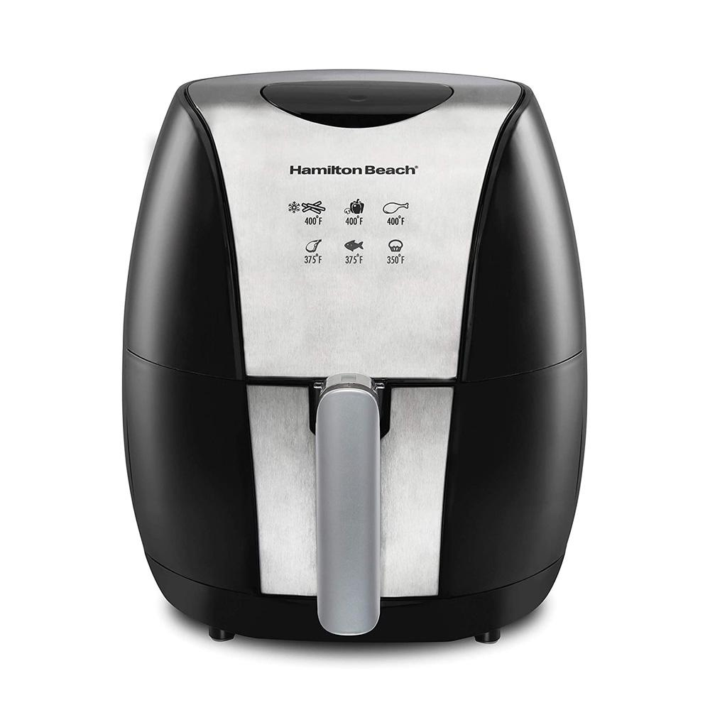 Compra Hamilton Beach Freidora de Aire 3.2 Litros Plata/Negro, 82580 ...