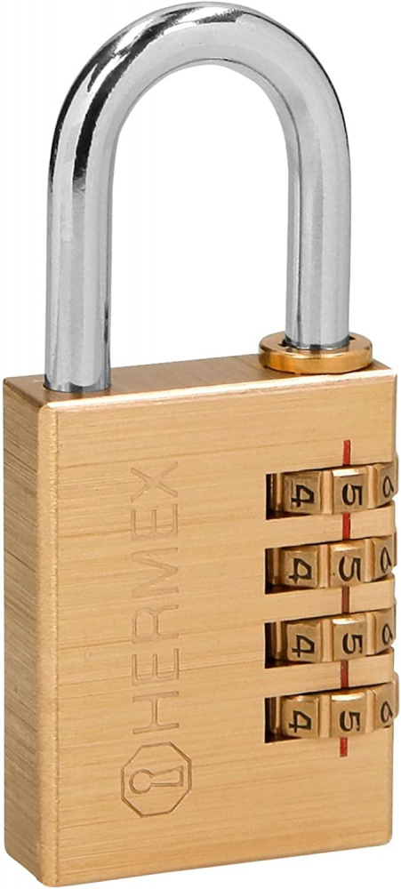 Compra Hermex Candado de Combinación CL-40C, 40mm, Latón/Cromo, 43348 ...