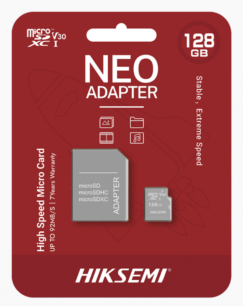 Compra Memoria Flash Hiksemi 128GB MicroSDXC Clase 10 HS-TF-C1/128G/NEO/A | Cyberpuerta.mx
