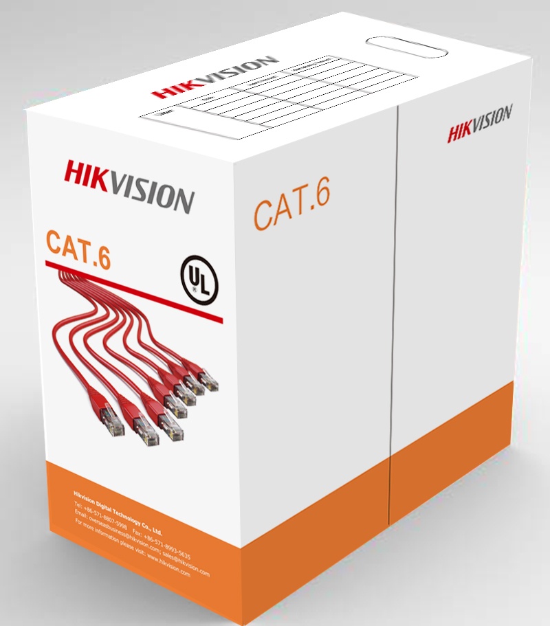 Compra Hikvision Bobina de Cable Cat6 UTP, 305 Metros, Negro DS-1LN6-UU | Cyberpuerta.mx