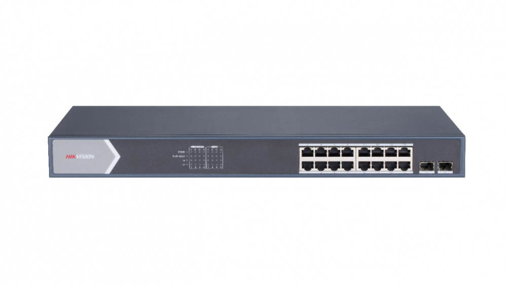 Compra Switch Hikvision Gigabit Ethernet 16x PoE+, 2x SFP, DS-3E0518P-E ...
