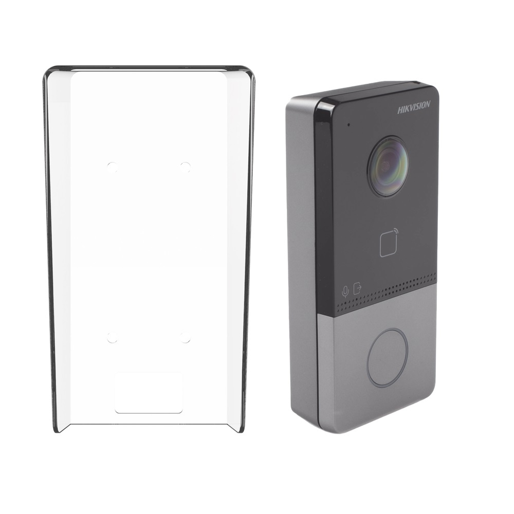 Compra Hikvision Kit Videoportero IP Alámbrico Negro/Gris | Cyberpuerta.mx