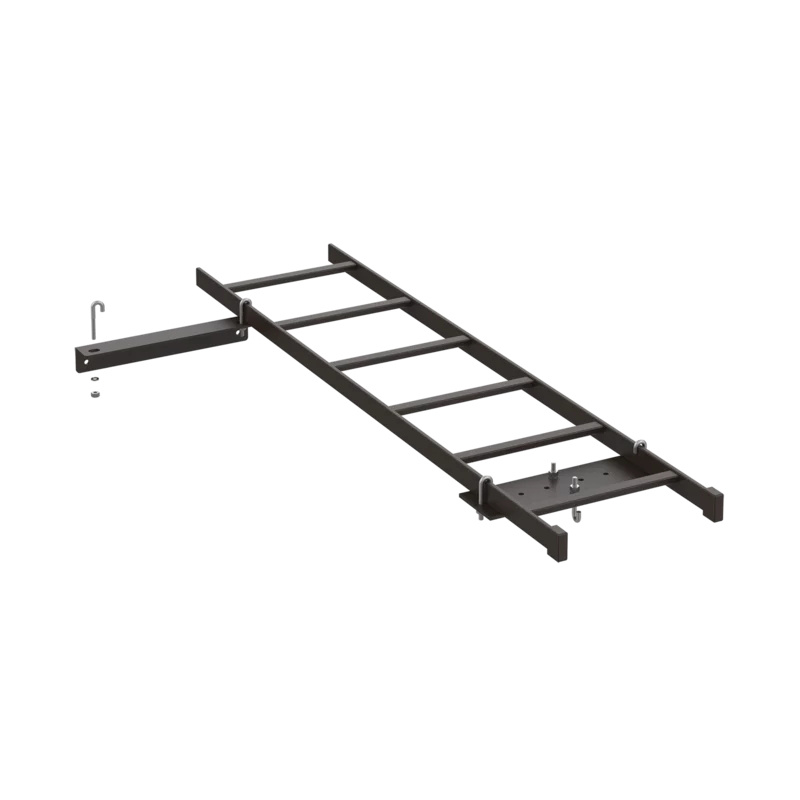Compra Hoffman Estante Recto Rack Escalera Negro Acero | Cyberpuerta.mx