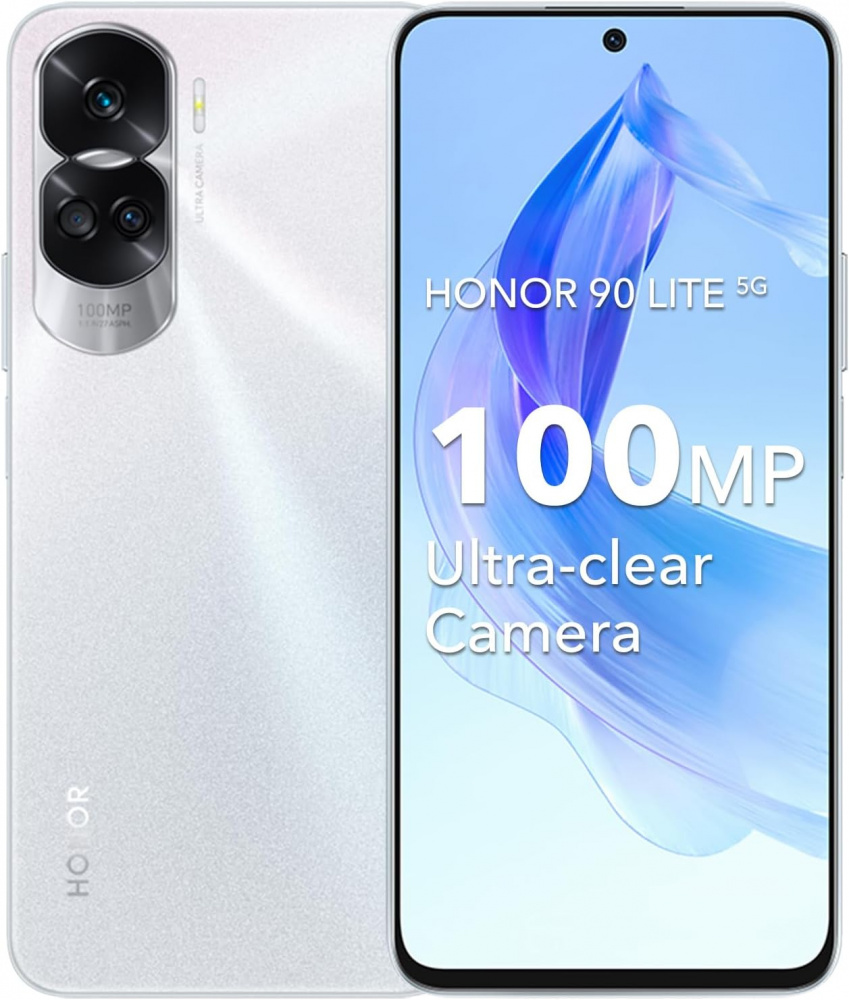 Compra Honor 90 Lite 5G 8GB/256GB DUAL SIM HONOR 90 LITE/8GB/256GB/5G/PLATA | Cyberpuerta.mx