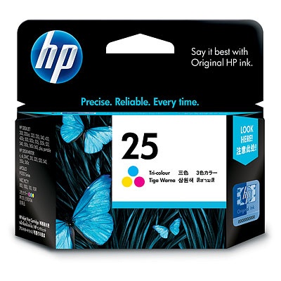 Compra Cartucho HP 25 Tricolor Original para Deskjet 51625A ...