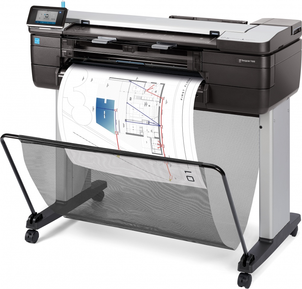Compra Plotter HP Designjet T830 24'', Color, Inyección, Print, F9A28A | Cyberpuerta.mx