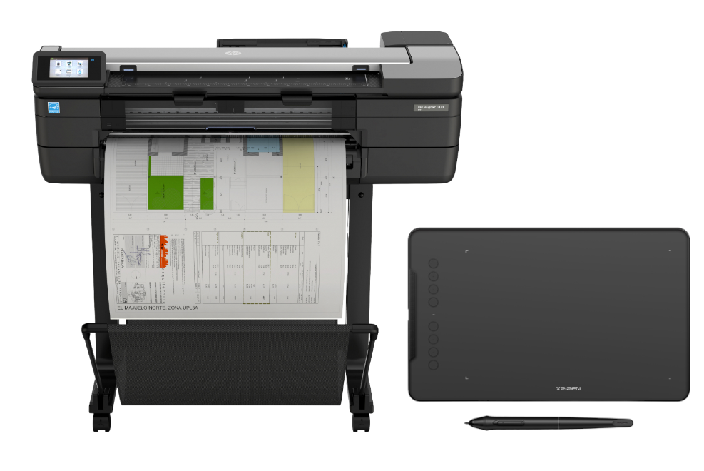 Plotter HP DesignJet T830 24", Color, Inyección, Print ― Incluye ...