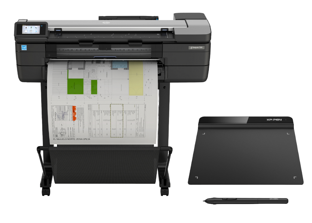 Plotter HP DesignJet T830 24", Color, Inyección, Print ― Incluye ...