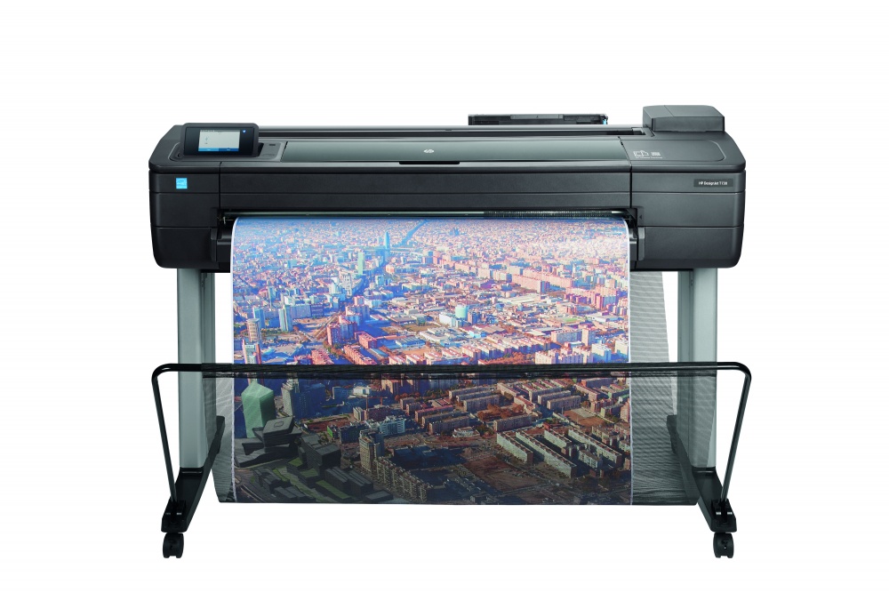 Plotter HP DesignJet T730 36'', Color, Inyección, Inalámbrico, Print ...