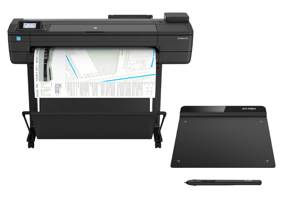 Plotter HP DesignJet T730 36", Color, Inyección, Print ― Incluye ...