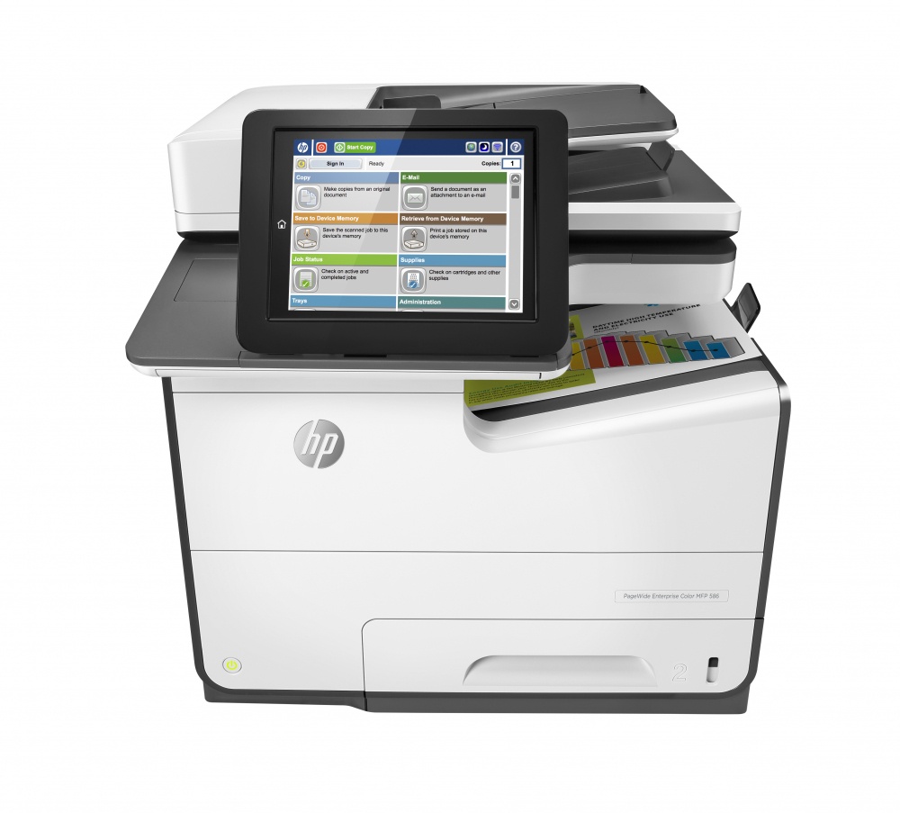 Compra Multifuncional HP PageWide Enterprise 586dn, Color, G1W39A#BGJ ...