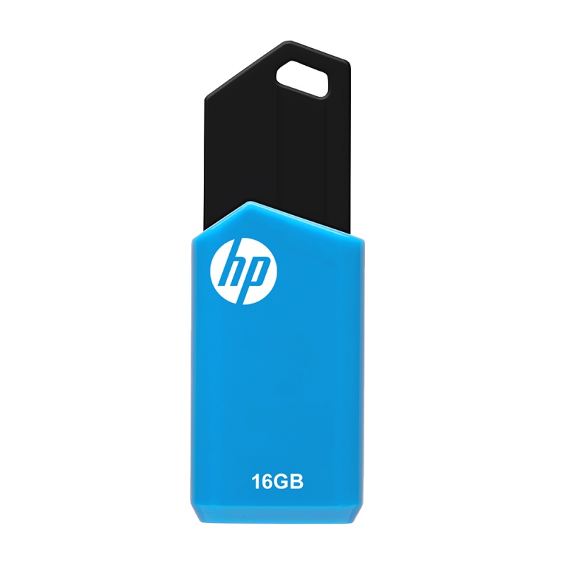 Compra Memoria USB HP v150w, 16GB, USB A, Negro/Azul, HPFD150W-16 | Cyberpuerta.mx
