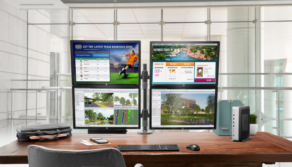 Compra HP t730 Thin Client, AMD RX-427BB 2.7GHz, 8GB, 32GB, AMD P3S25AA ...