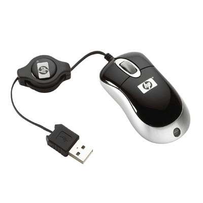 Compra Mouse HP Ultra Mini Optico USB, Negro/Plata PF725A | Cyberpuerta.mx