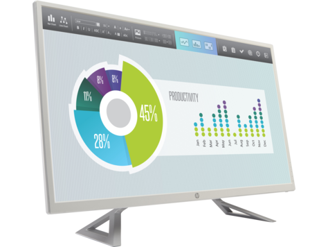 Compra Monitor HP V320 LED 31.5", Full HD, Blanco, W2Z78AA | Cyberpuerta.mx