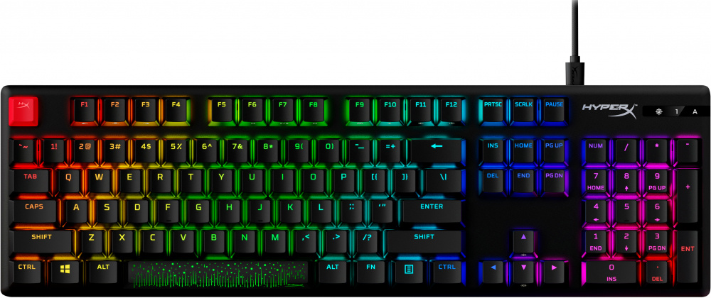 Compra Teclado Gamer HyperX Alloy Origins PBT RGB, 639N3AA | Cyberpuerta.mx
