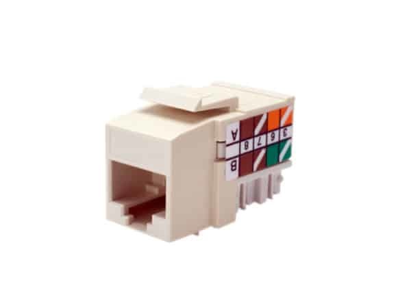 Ideal Jack de Red Cat6, RJ-45, Blanco | Cyberpuerta.mx