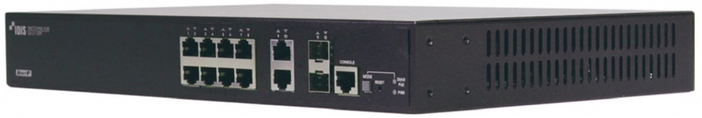 Switch Idis Gigabit Ethernet DH-2112PF, 8 Puertos 10/100/1000 + 2 ...