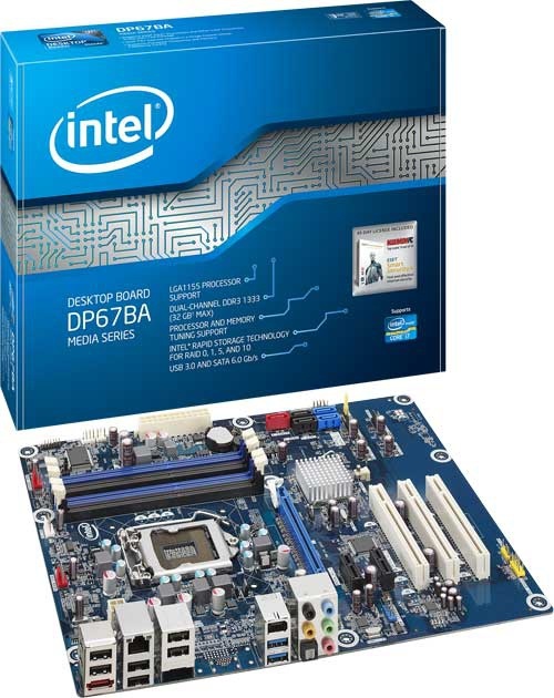 Compra Intel T. Madre ATX DP67BA, S-1155, 32GB DDR3, para Core i3 i5 i7 ...