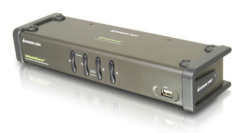 Compra Iogear Switch KVM MiniView, 4 Puertos USB/VGA, GCS1744 ...