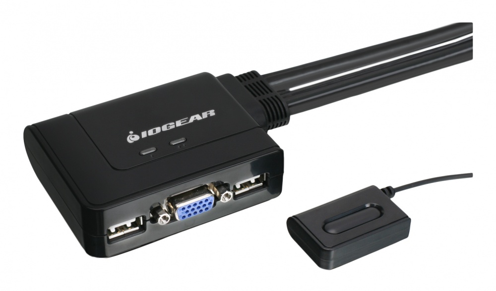 Iogear Switch KVM GCS22U, 2 Puertos USB/VGA | Cyberpuerta.mx