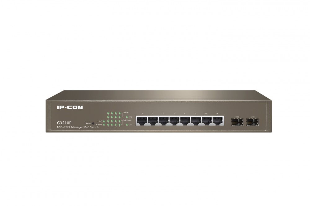 Compra Switch IP-COM Gigabit Ethernet 8 Puertos 20Gbit/s Administrable ...