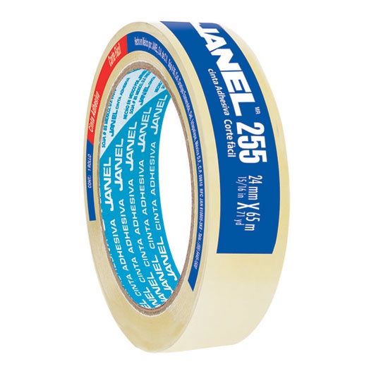 Compra Janel Cinta Adhesiva, 1 Rollo de 24mm x 65m, Transparente ...