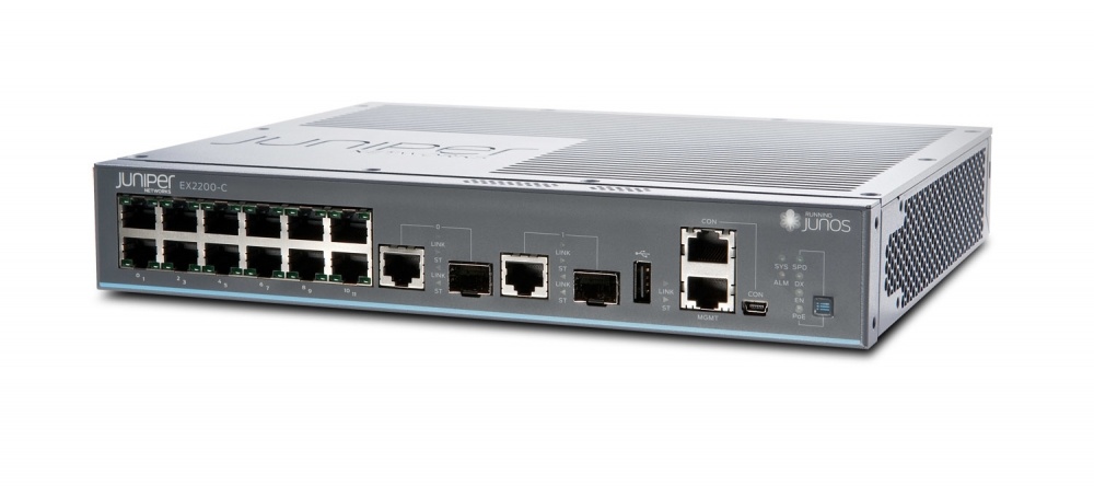 Compra Switch Juniper Gigabit Ethernet EX2200-C, 12Pts 10/100/1000 ...