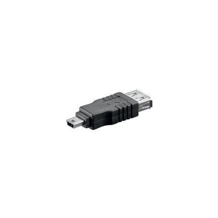 Compra K-mex Adaptador USB Hembra - Mini USB Macho, Negro ...