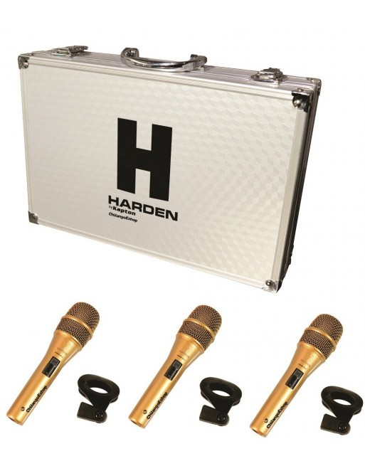 Compra Kapton Kit de Micrófonos Alámbrico XLR 3Pzas Oro KMI-83 ...