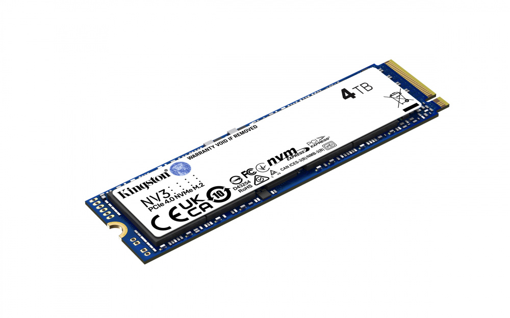 Compra SSD Kingston NVMe 4TB M.2 5000/6000MB/s PCIe 4.0 SNV3S/4000G | Cyberpuerta.mx