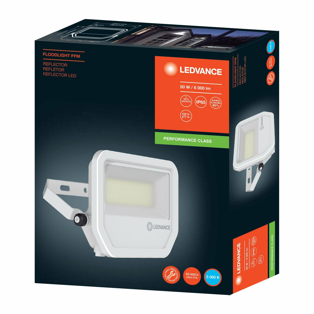 Compra Ledvance Reflector LED 80648, Luz Fría, 50W, 4500 Lúmenes, 80648 ...