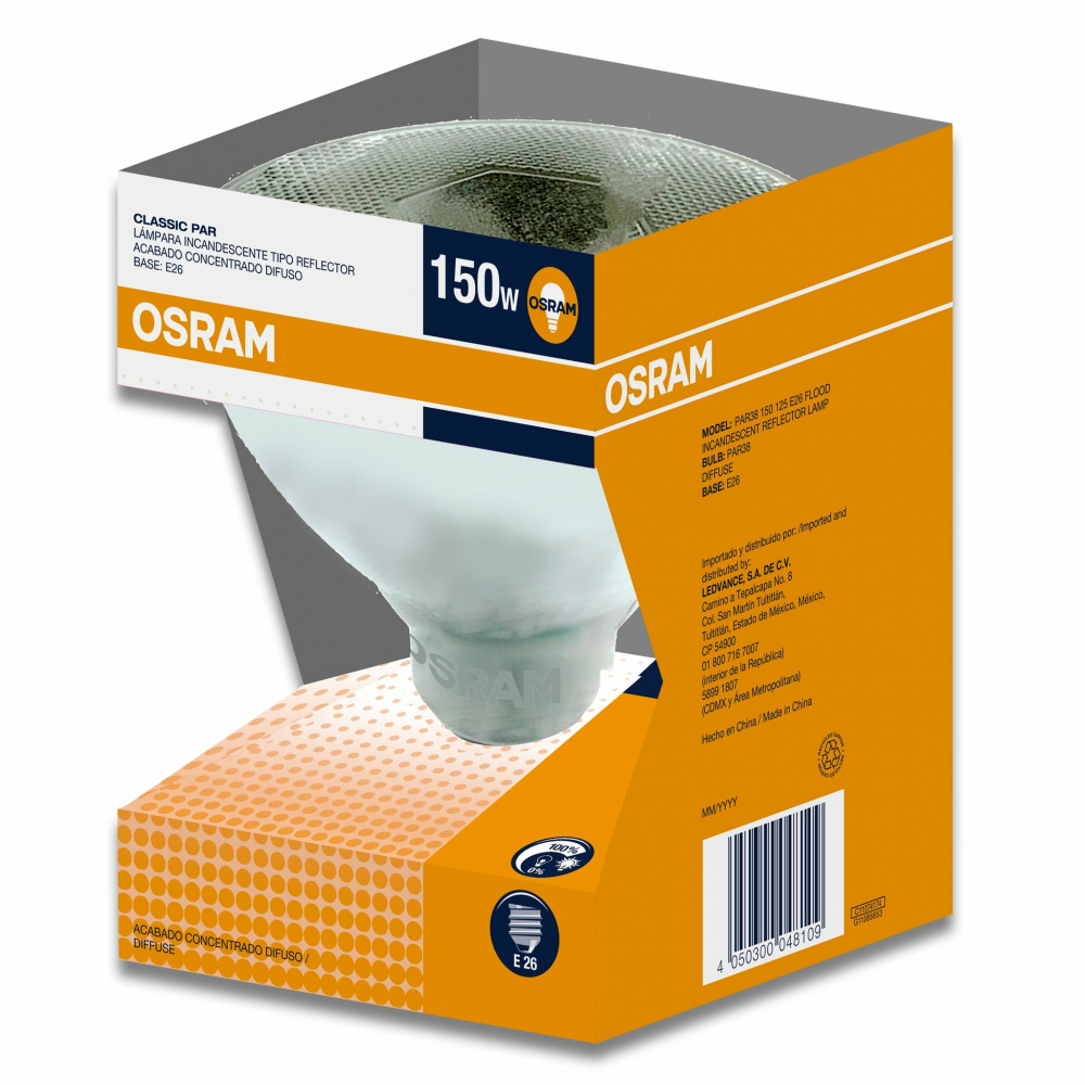 Compra Ledvance Reflector LED PAR38 150W 125V Luz cálida Blanco ...